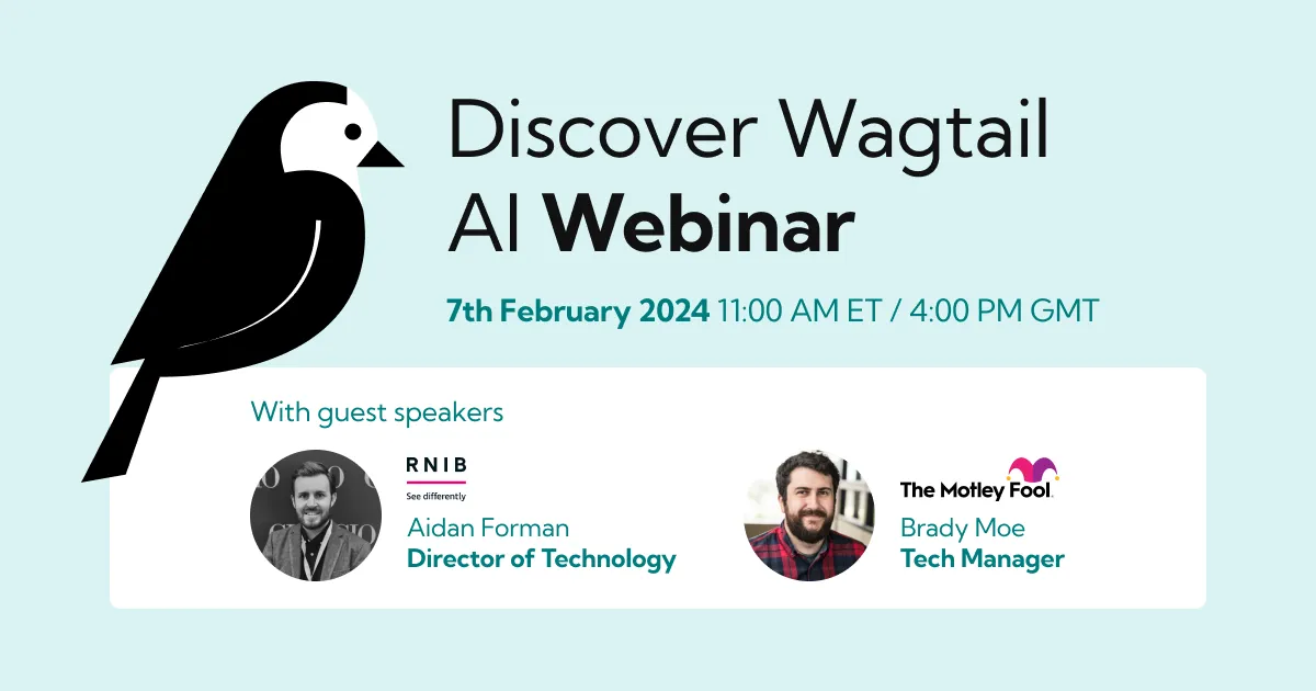 Wagtail AI Webinar | Torchbox